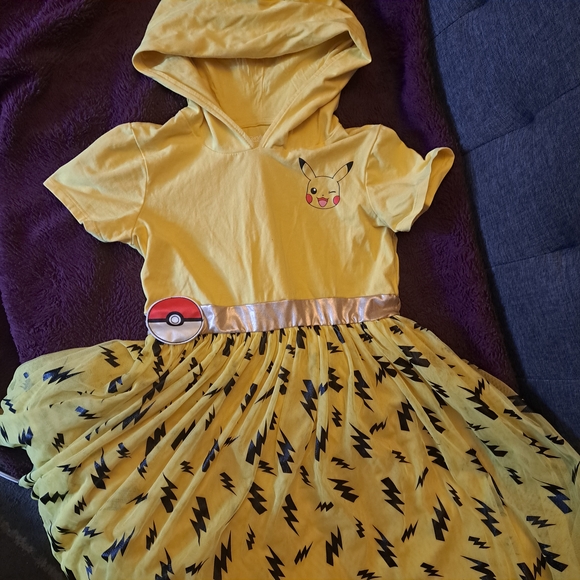 Pokemon | Dresses | Pokemon Yellow Pikachu Kids Dress | Poshmark